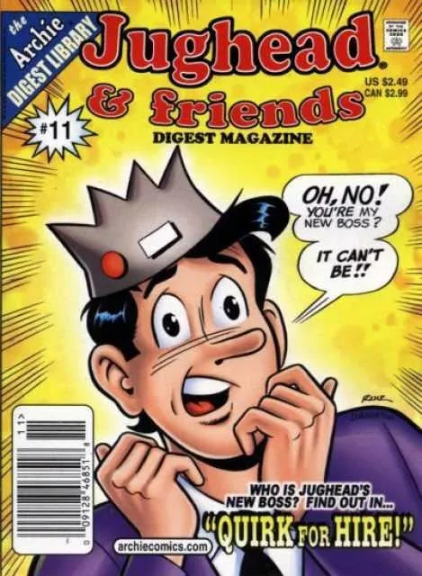 JUGHEAD & FRIENDS COMICS DIGEST MAGAZINE 256 PAGES # 11 – Pro-Formance Cycle