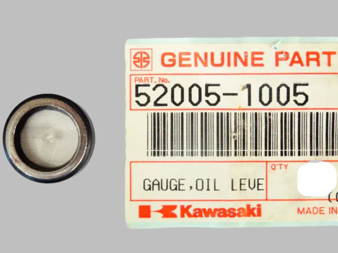 KAWASAKI AR KX KDX KE KLX KX Factory Oil Level Gauge 52005-1005 / 5200 ...