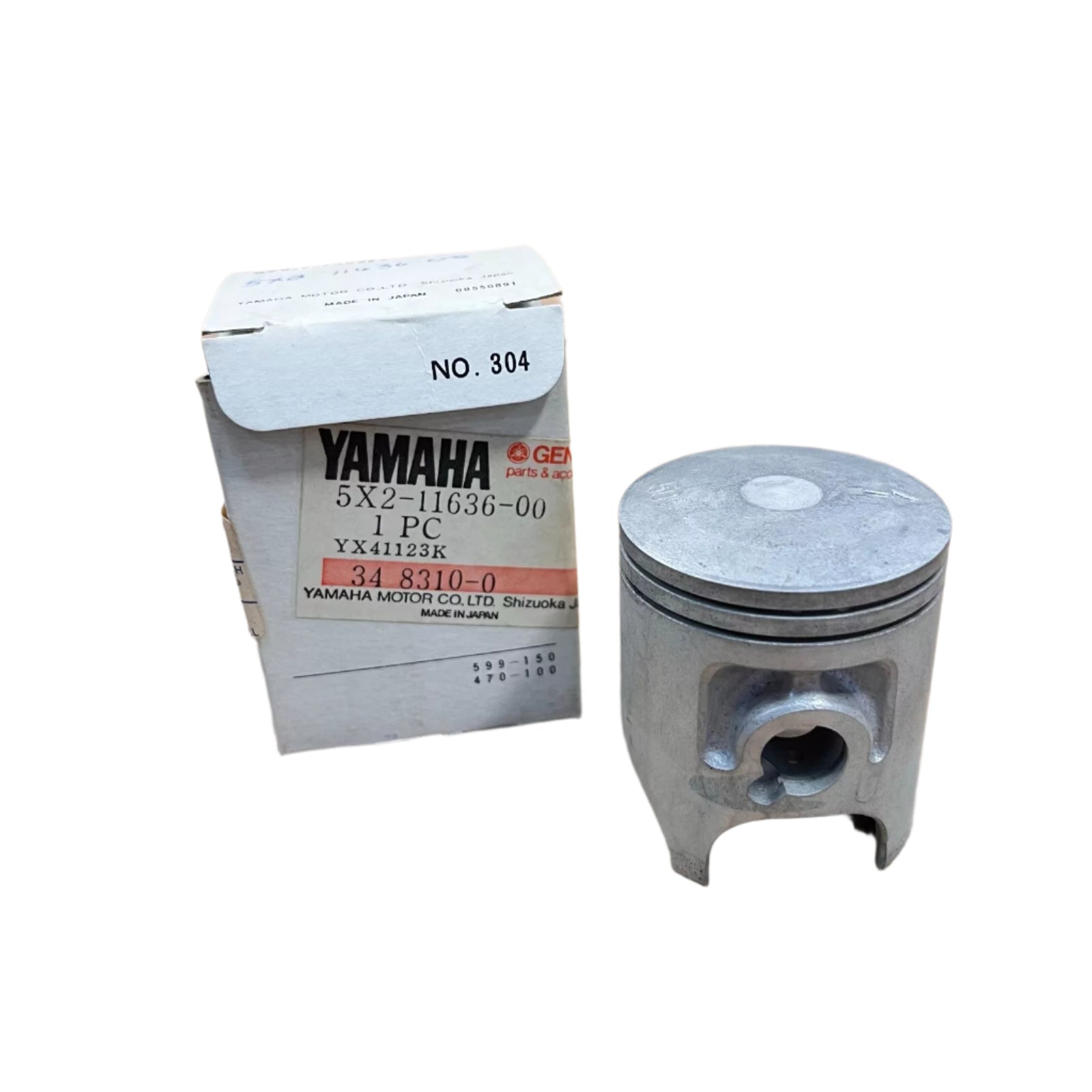 YAMAHA 1982 YZ80 PISTON 5X2-1163600 / 5X2P11636-01 – Pro-Formance Cycle