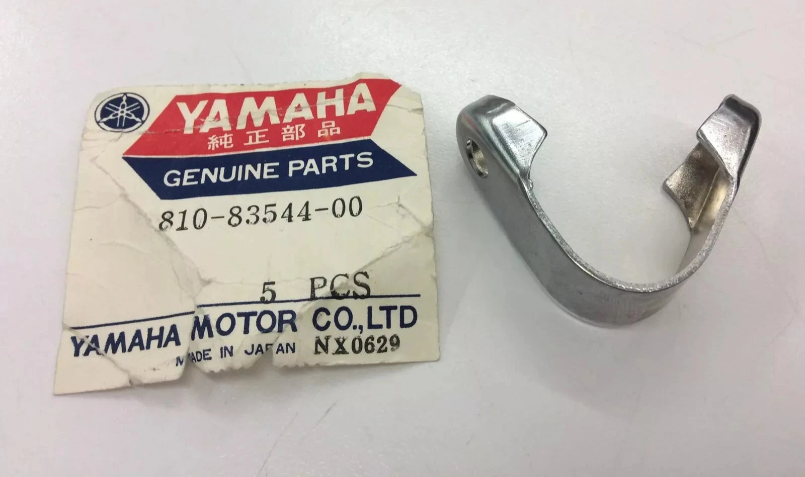 YAMAHA SL338 SL433 Factory Snowmobile Tachometer Fitting Plate / Clamp ...