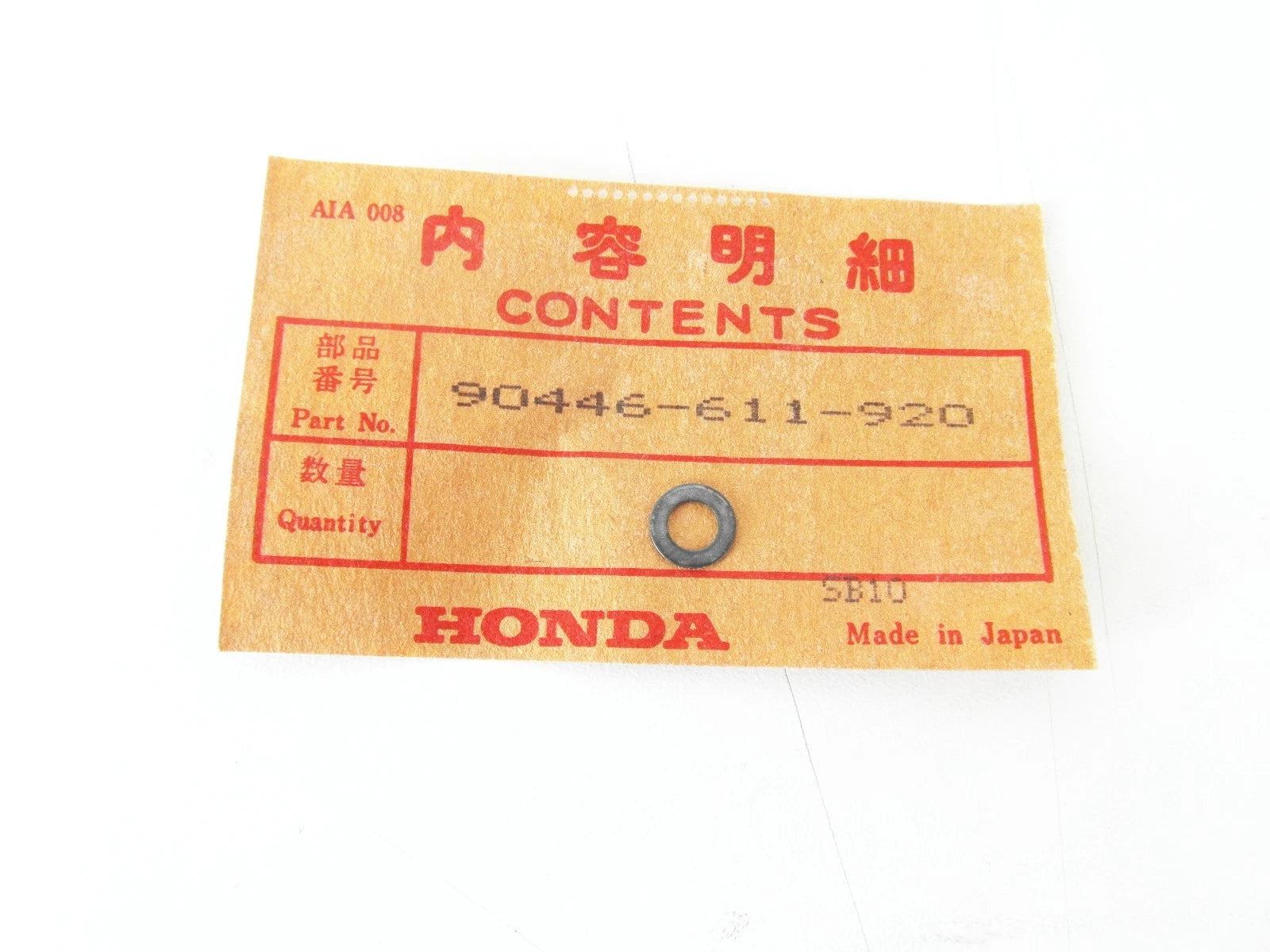 HONDA WASHER 90446-611-920 – Pro-Formance Cycle