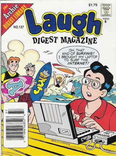 LAUGH COMICS DIGEST MAGAZINE 128 PAGES # 137 1998 ( – Pro-Formance Cycle