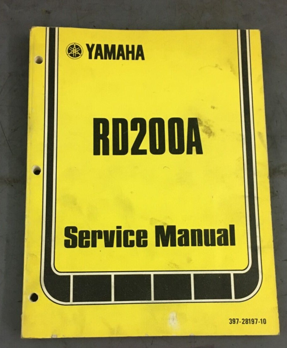 YAMAHA D200A 1974 Service Manual 397-28197-10 / LIT-11613-97-00 #B194 ...