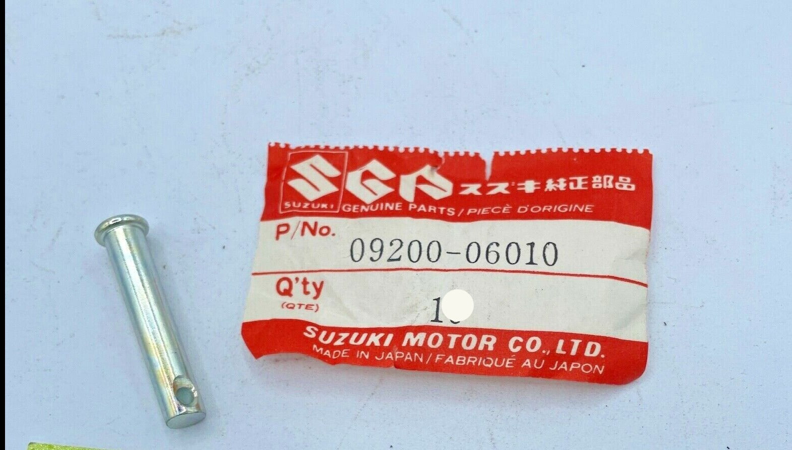 SUZUKI A100GN SP TS TC DR 125 200 250 350 500 600 650 GSX PIN 09200-06 ...