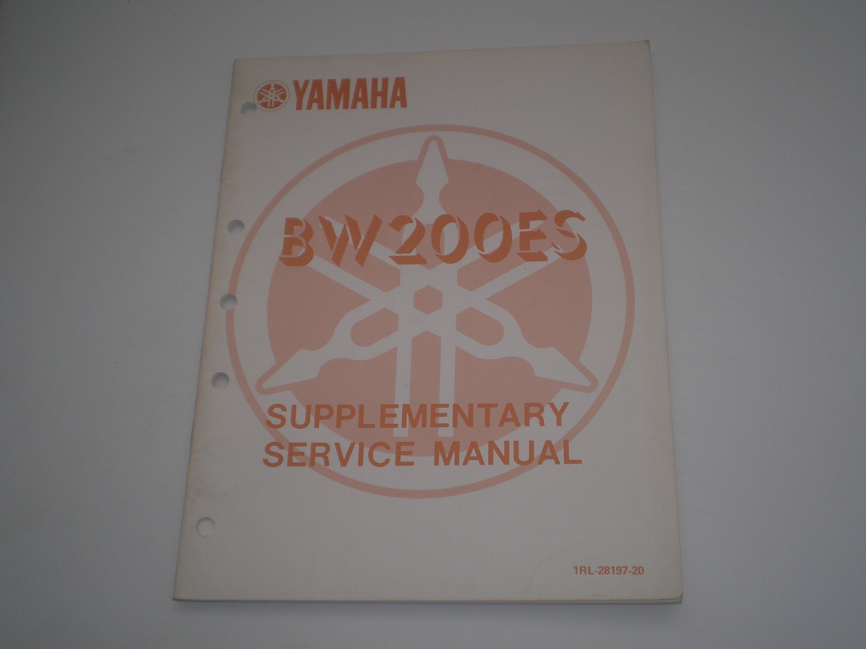 YAMAHA BW200 Big Wheel Electric Start Service Manual Supplement 1RL-28 ...