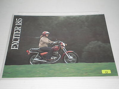 YAMAHA SR185 Exciter 1981-1982 Sales Brochure #43 – Pro-Formance Cycle