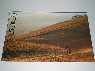 YAMAHA XT125 XT200 XT250 1983 Sales Brochure #L47 – Pro-Formance Cycle