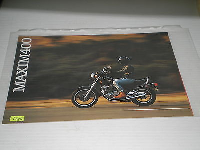 YAMAHA XS400 Maxim 1982 Sales Brochure #LB30 – Pro-Formance Cycle