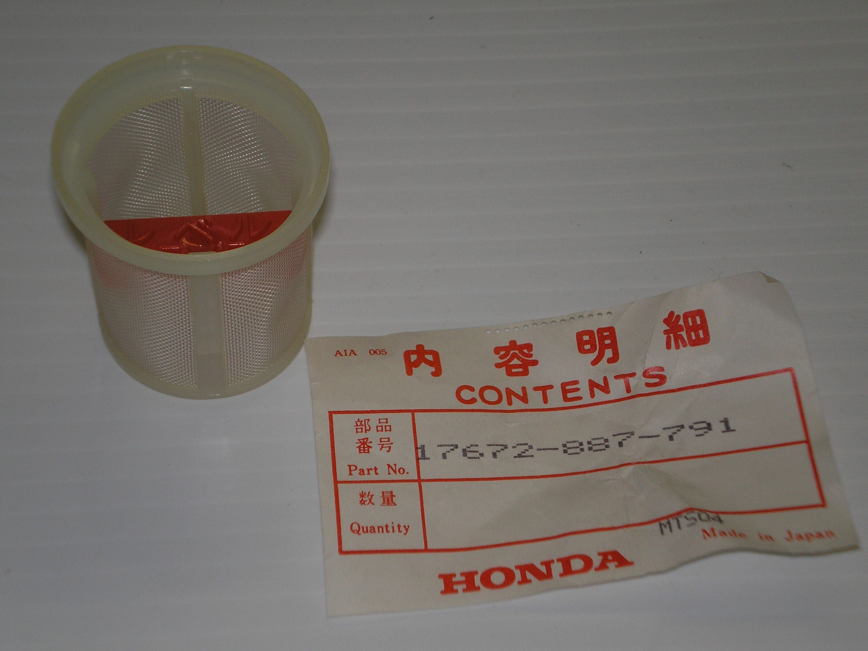 HONDA G150 F400 F500 F501 FR500 FR600 FR800 FRC800 Fuel Filter 17672-8 ...