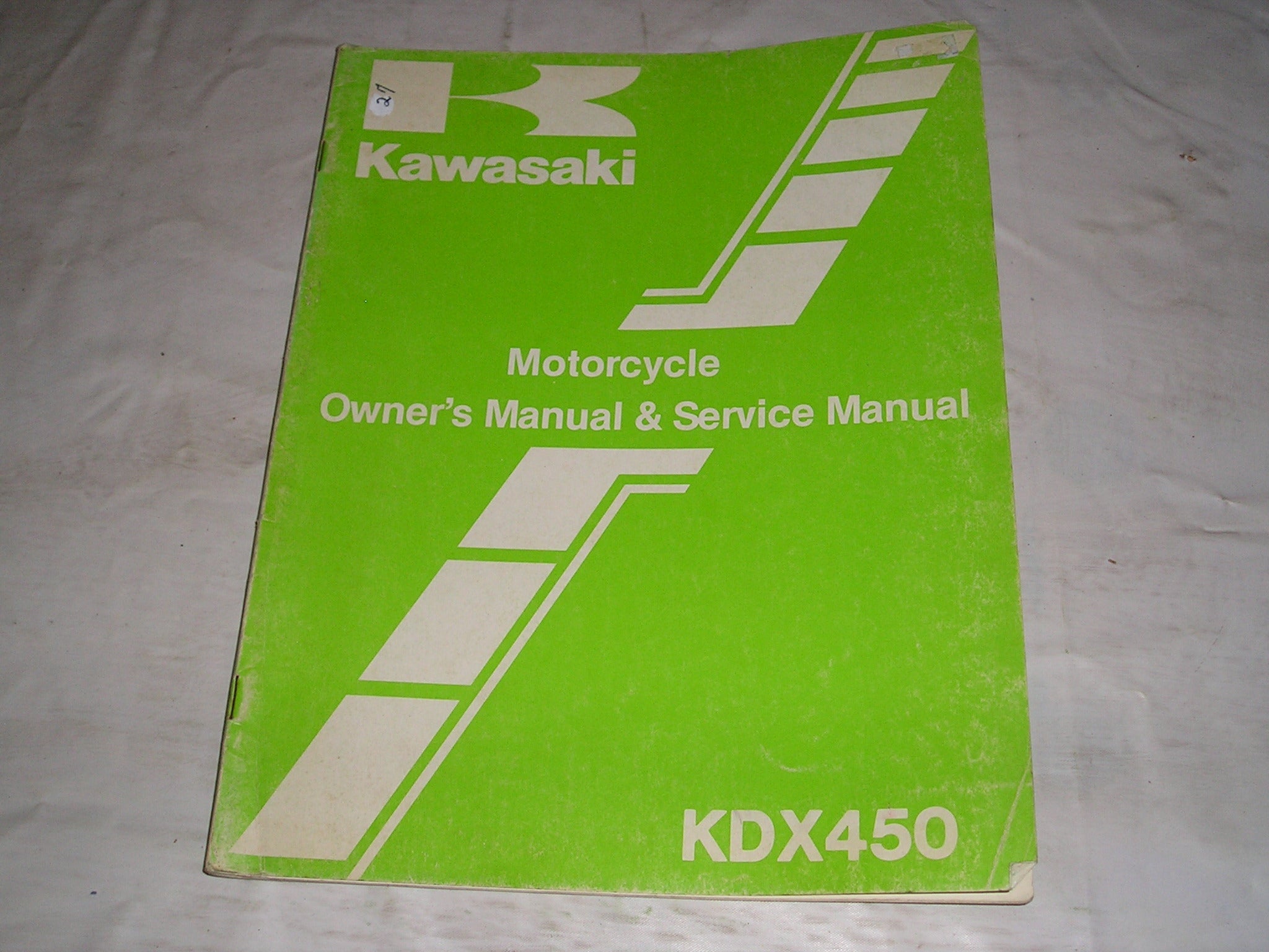 KAWASAKI KDX450 A1 1982 Owner's & Service Manual #27 – Pro-Formance Cycle