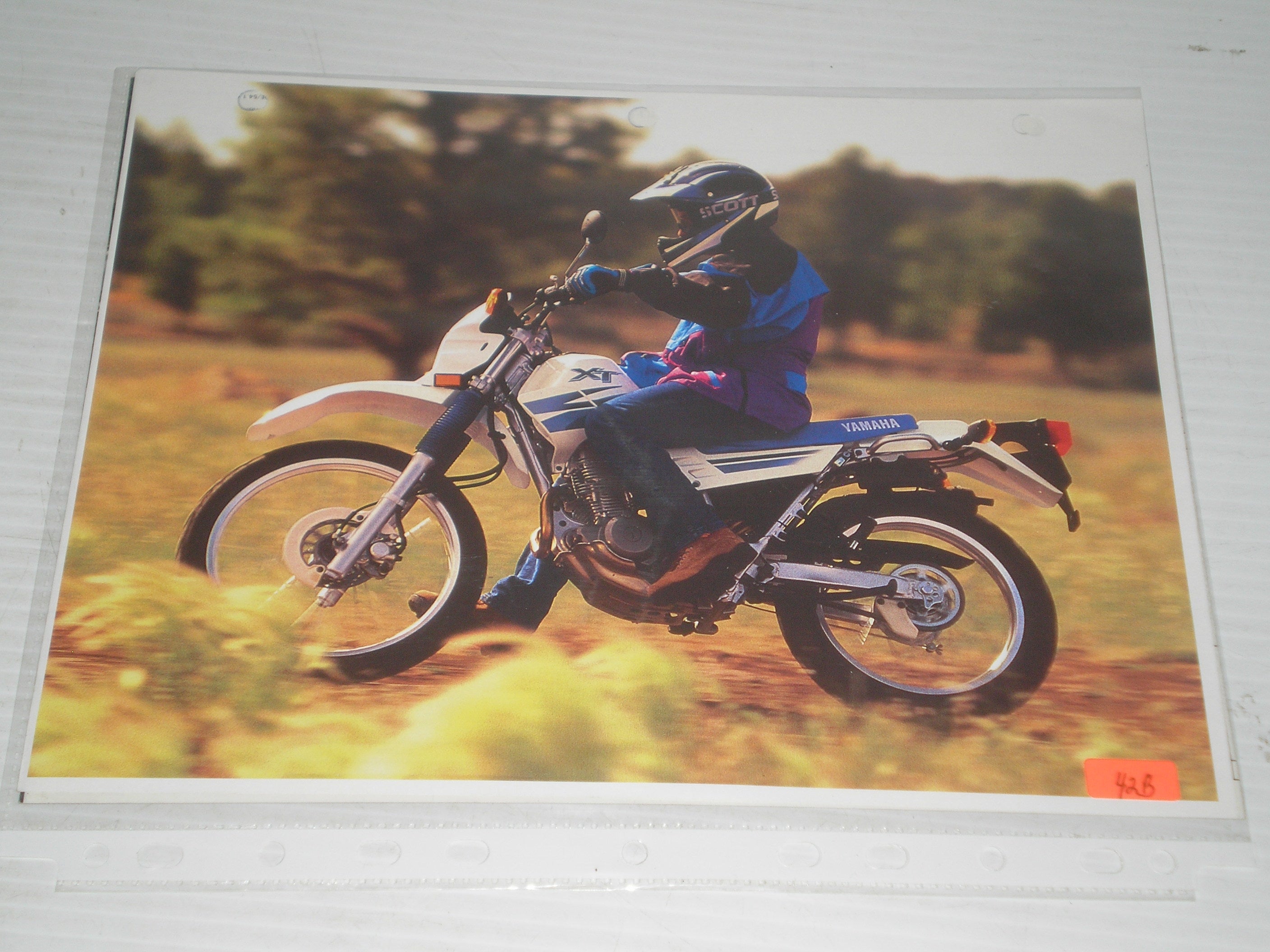YAMAHA XT ENDURO MOTORCYCLE SALES BROCHURE 42B – Pro-Formance Cycle