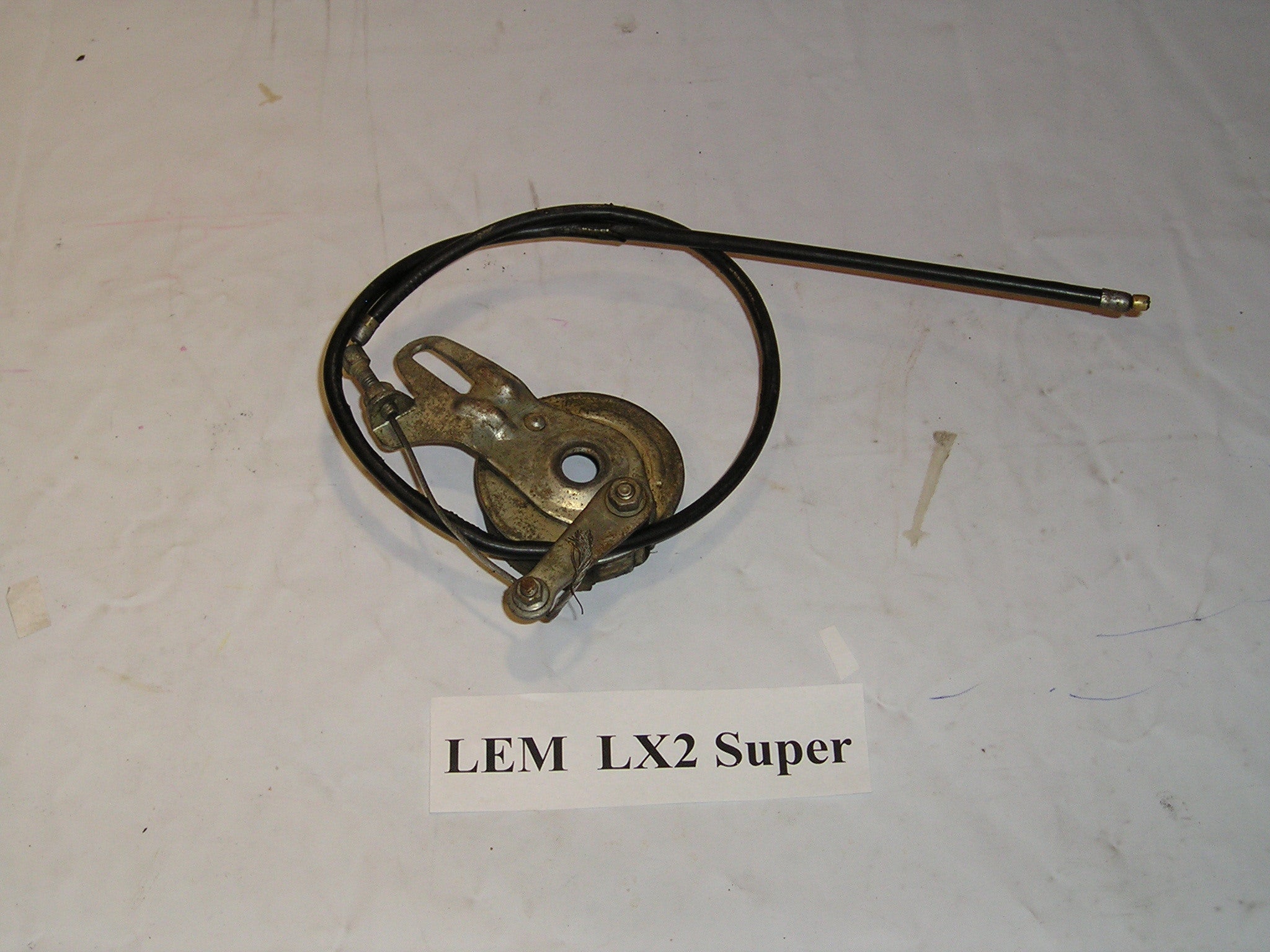 LEM LX2 Super Front Brake Plate with brake shoe Assembly – Pro-Formance ...