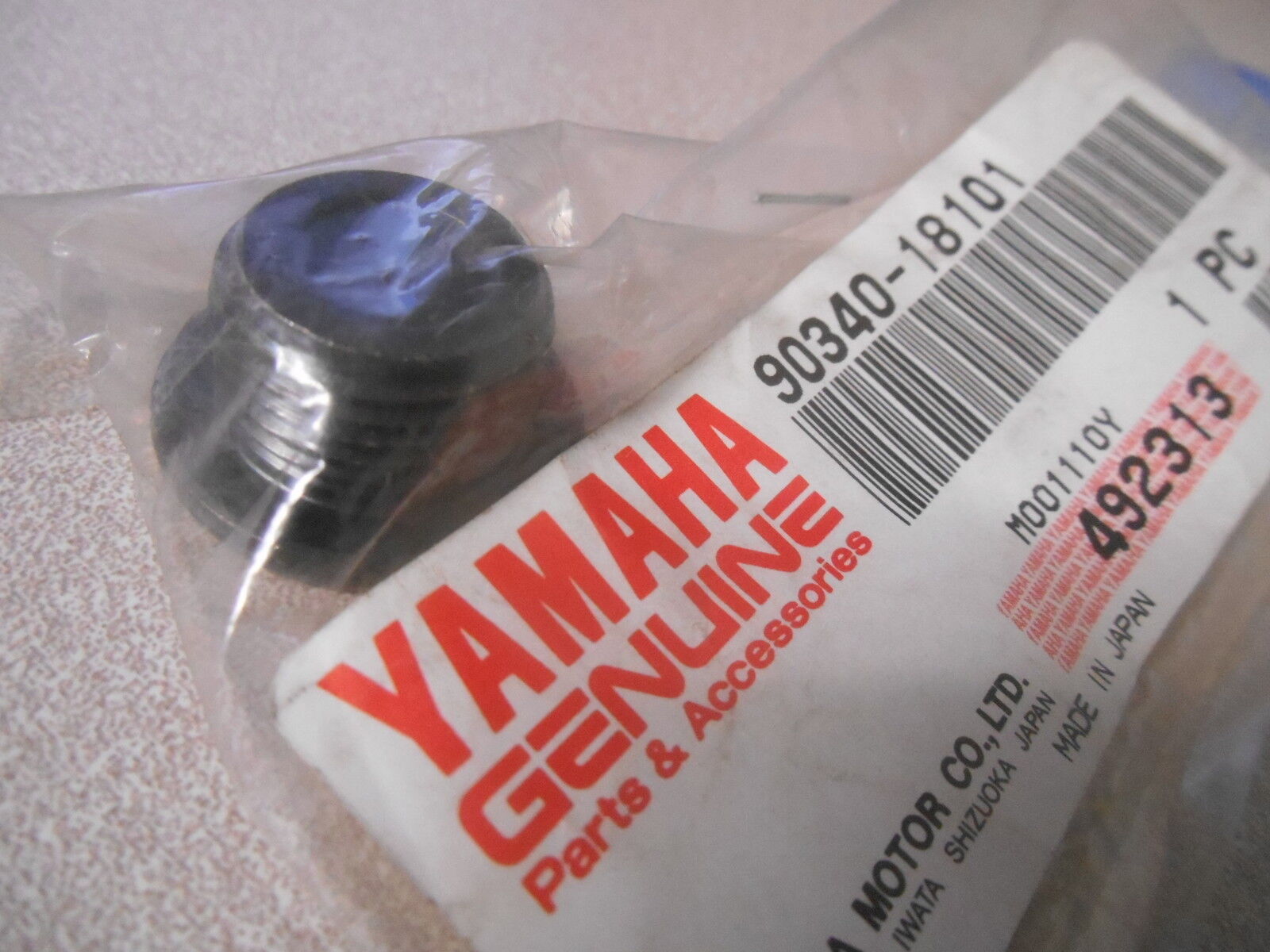 YAMAHA Many Models Cylinder Head Straight Screw Plug OEM Ref. # 90340 ...