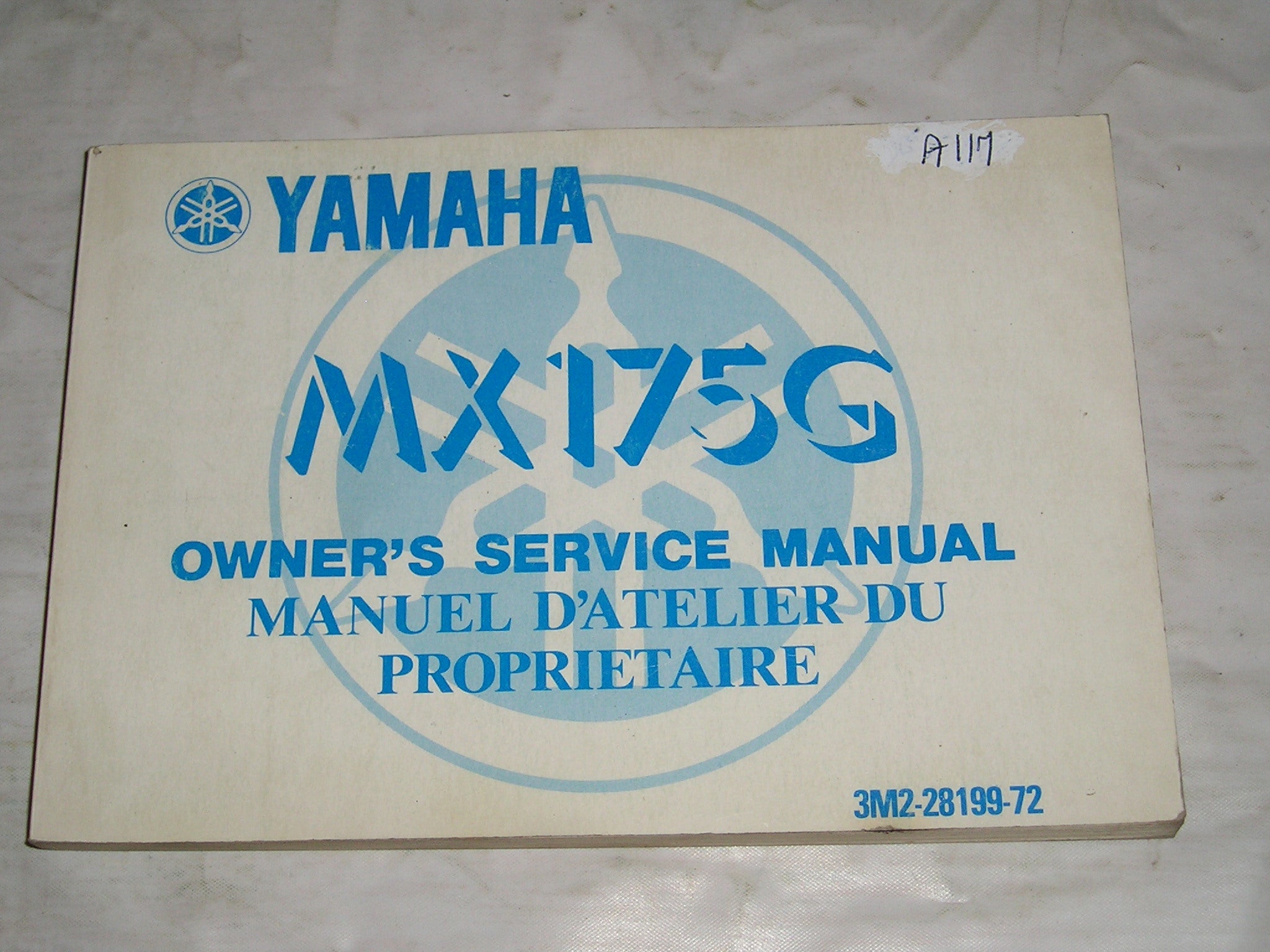 YAMAHA MX175 G Owner's Service Manual 3M2-28199-72 #A117 – Pro-Formance ...