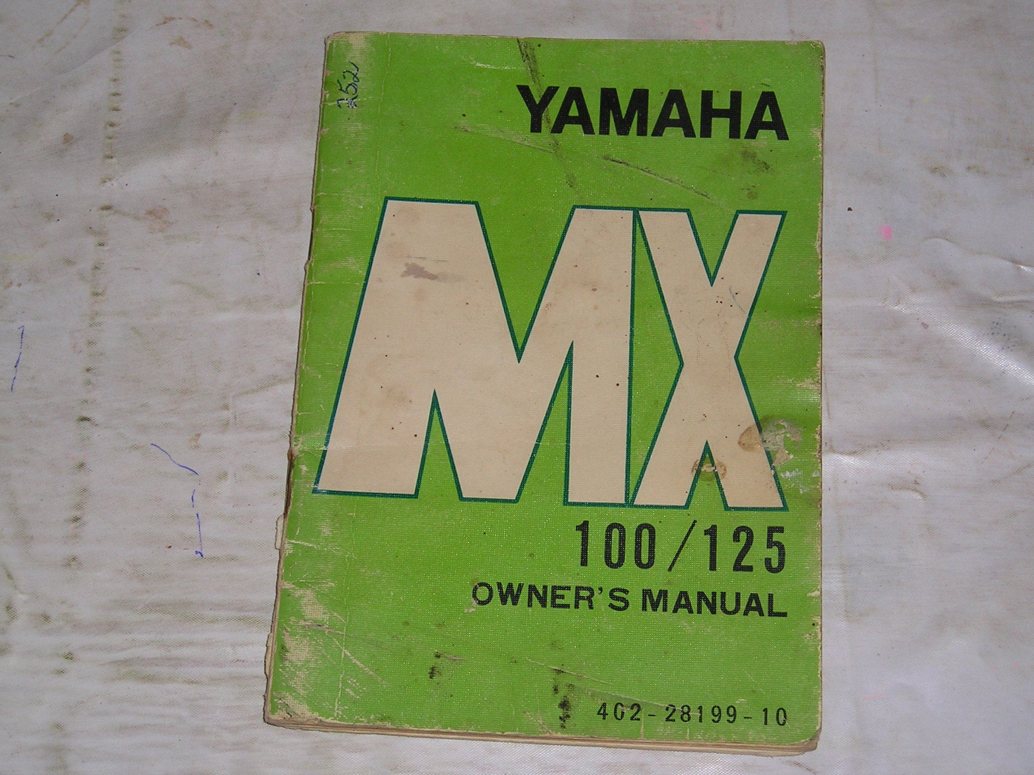 YAMAHA MX100 MX125 1972 Owner's Manual #A252 – Pro-Formance Cycle