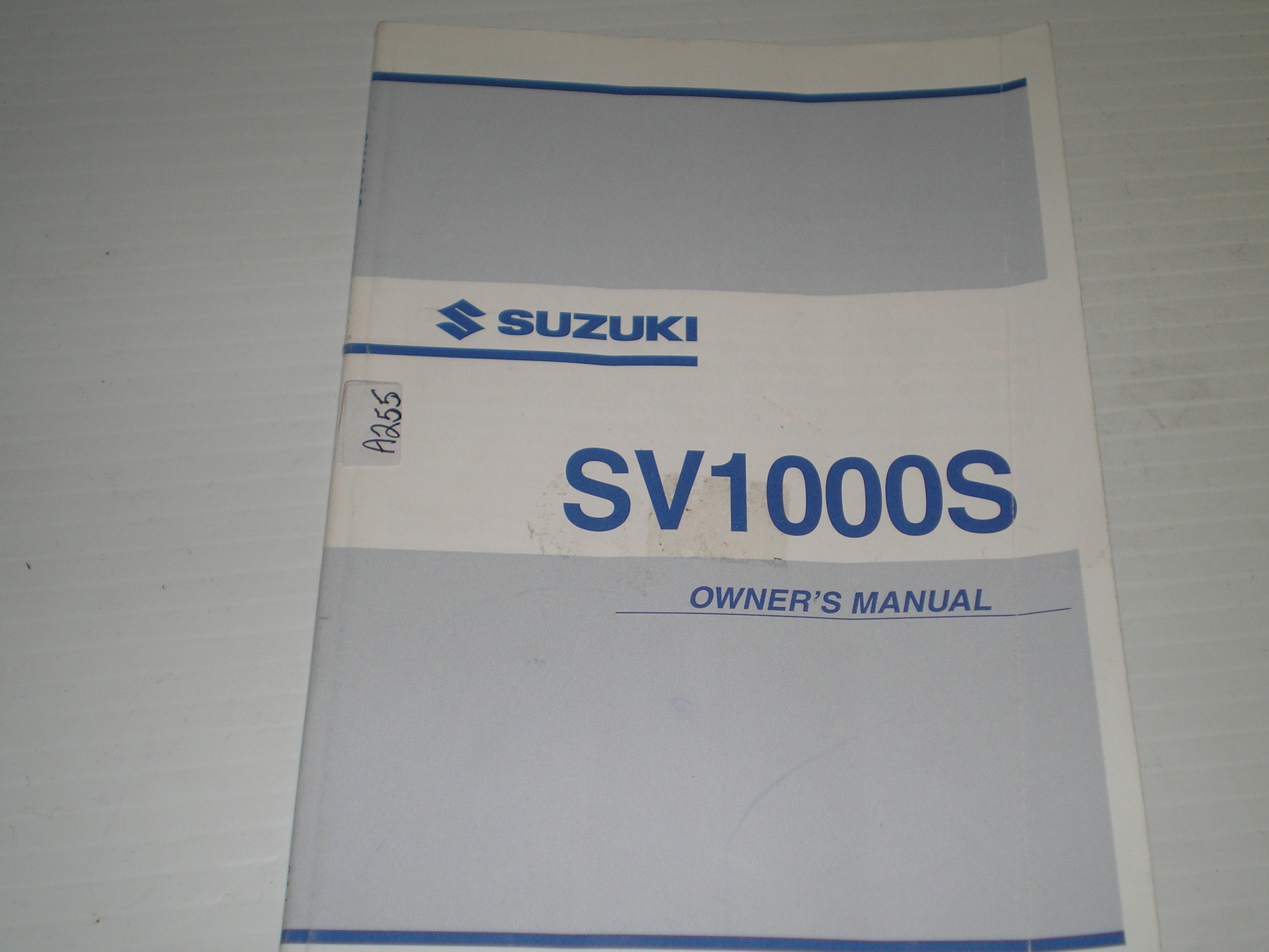 SUZUKI SV1000 S K3 2003 Owner's Instruction Manual #A255 – Pro-Formance ...