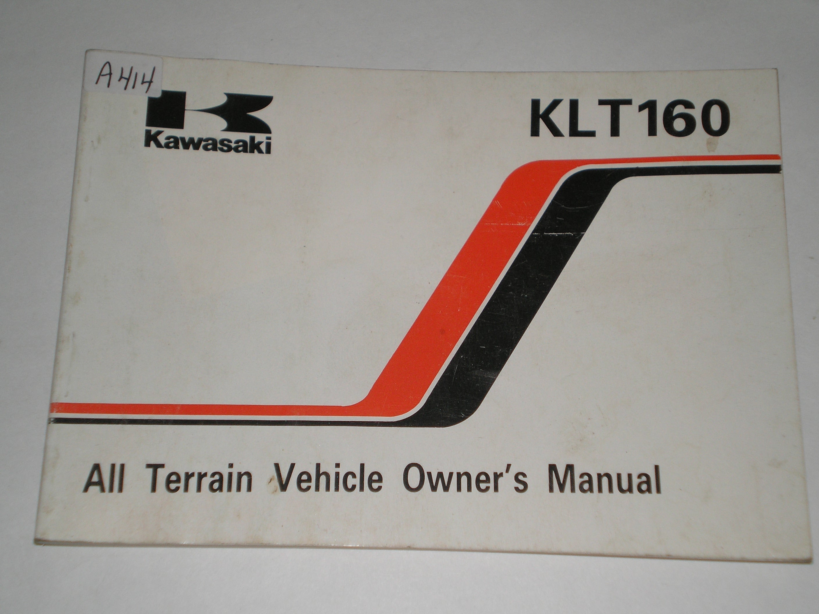 KAWASAKI KLT160 1985 Owner's Manual #A414 – Pro-Formance Cycle