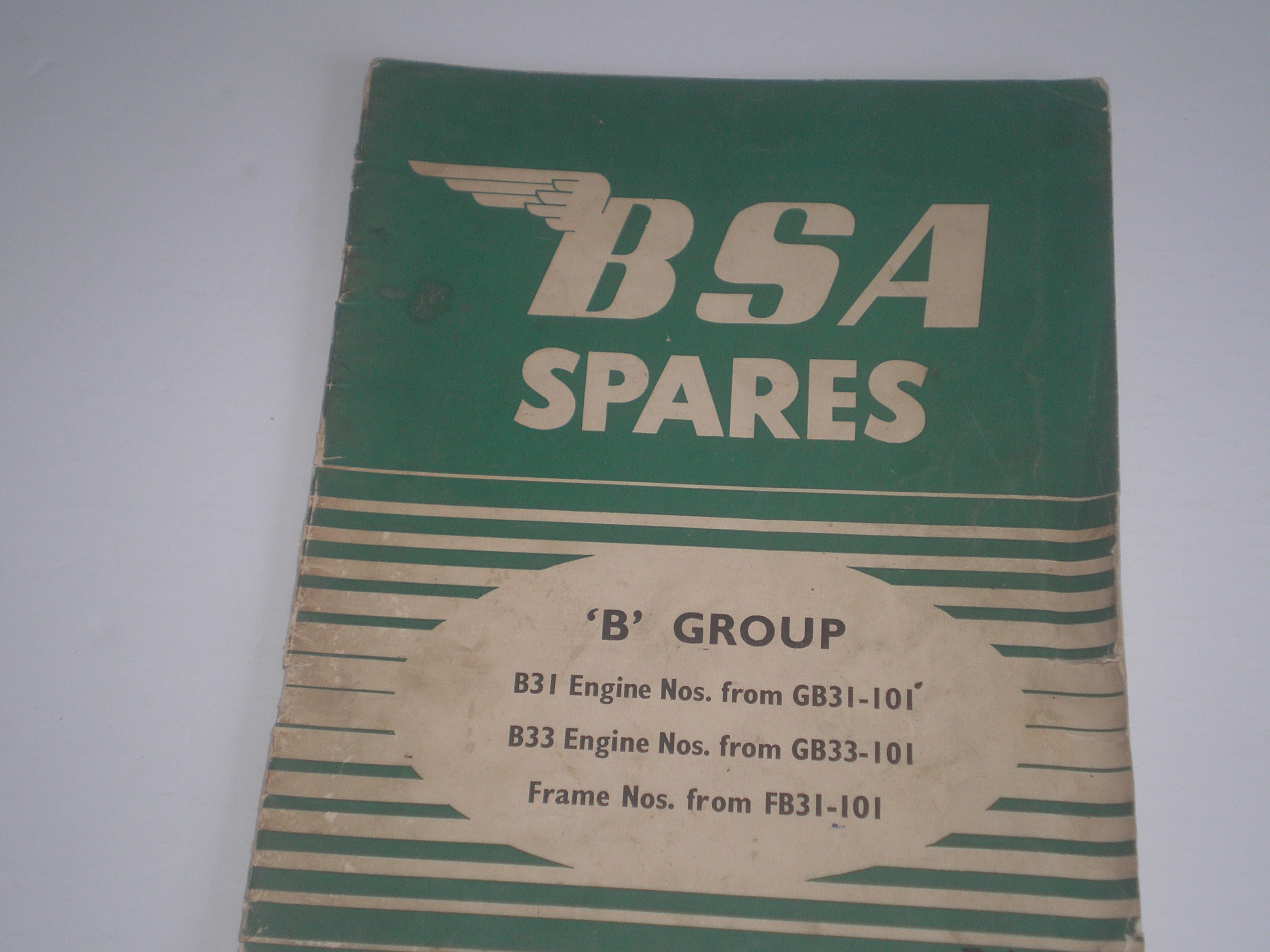 BSA B31 & B33 "B" Group Parts Catalogue MC.1028-2 #E120 – Pro-Formance ...