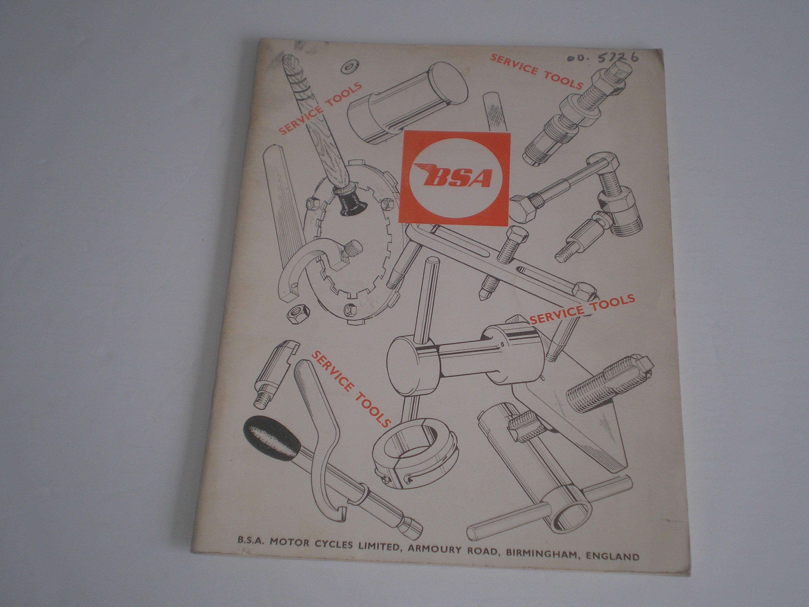 BSA 1970 Service Tools Catalogue 00-5726 #E118 – Pro-Formance Cycle