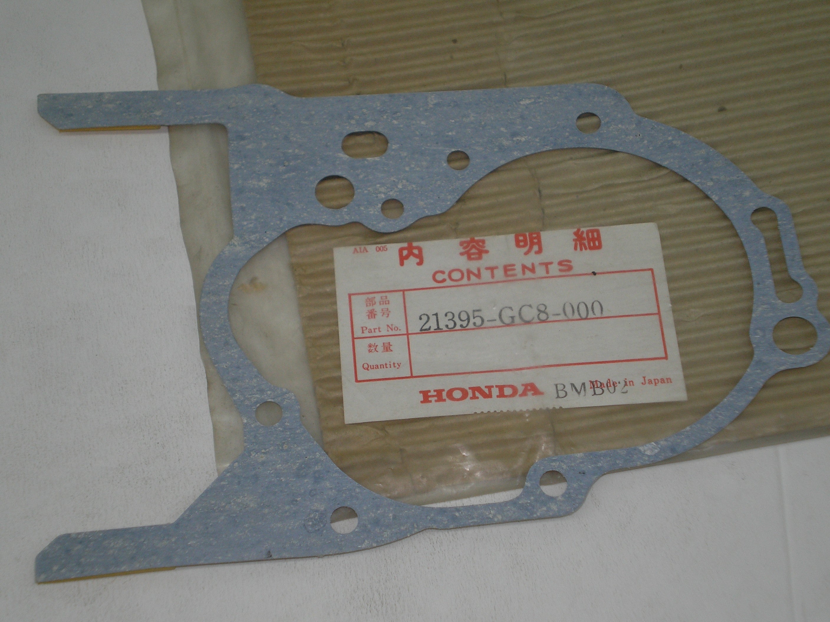 HONDA NH80 Transmission Cover Gasket 21395-GC8-010 / 21395-GC8-306 ...