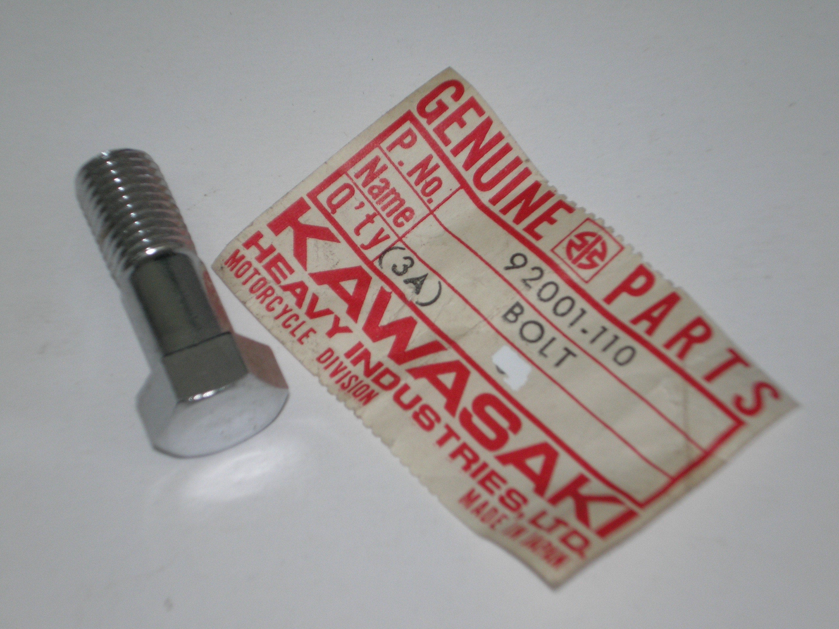 KAWASAKI F11M KX450 H2 KZ750 KICK PEDAL BOLT 92001-110 – Pro-Formance Cycle