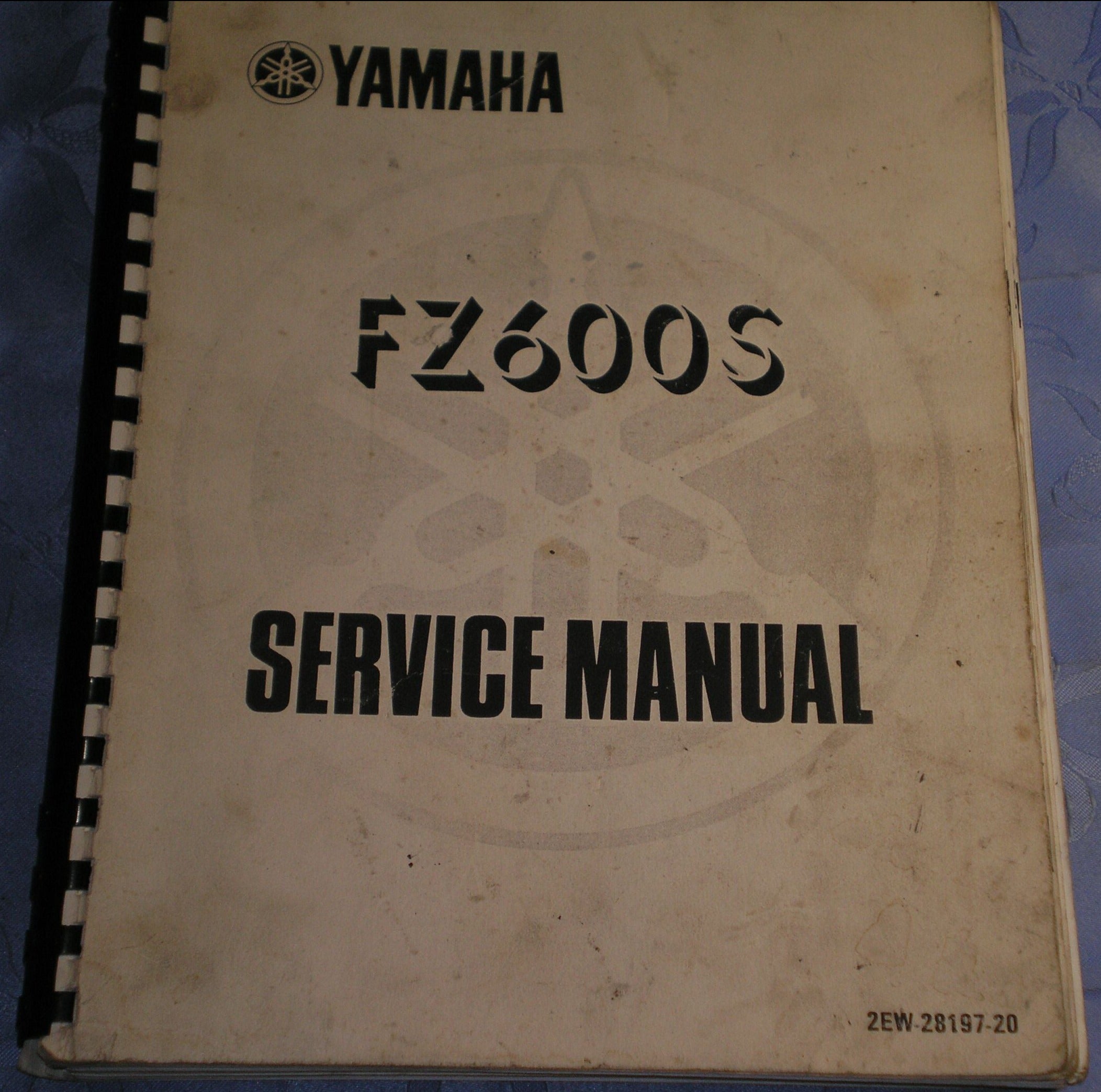YAMAHA FZ600S FZ600 S 1986 Service Manual 2EW-28197-20 #766 – Pro ...