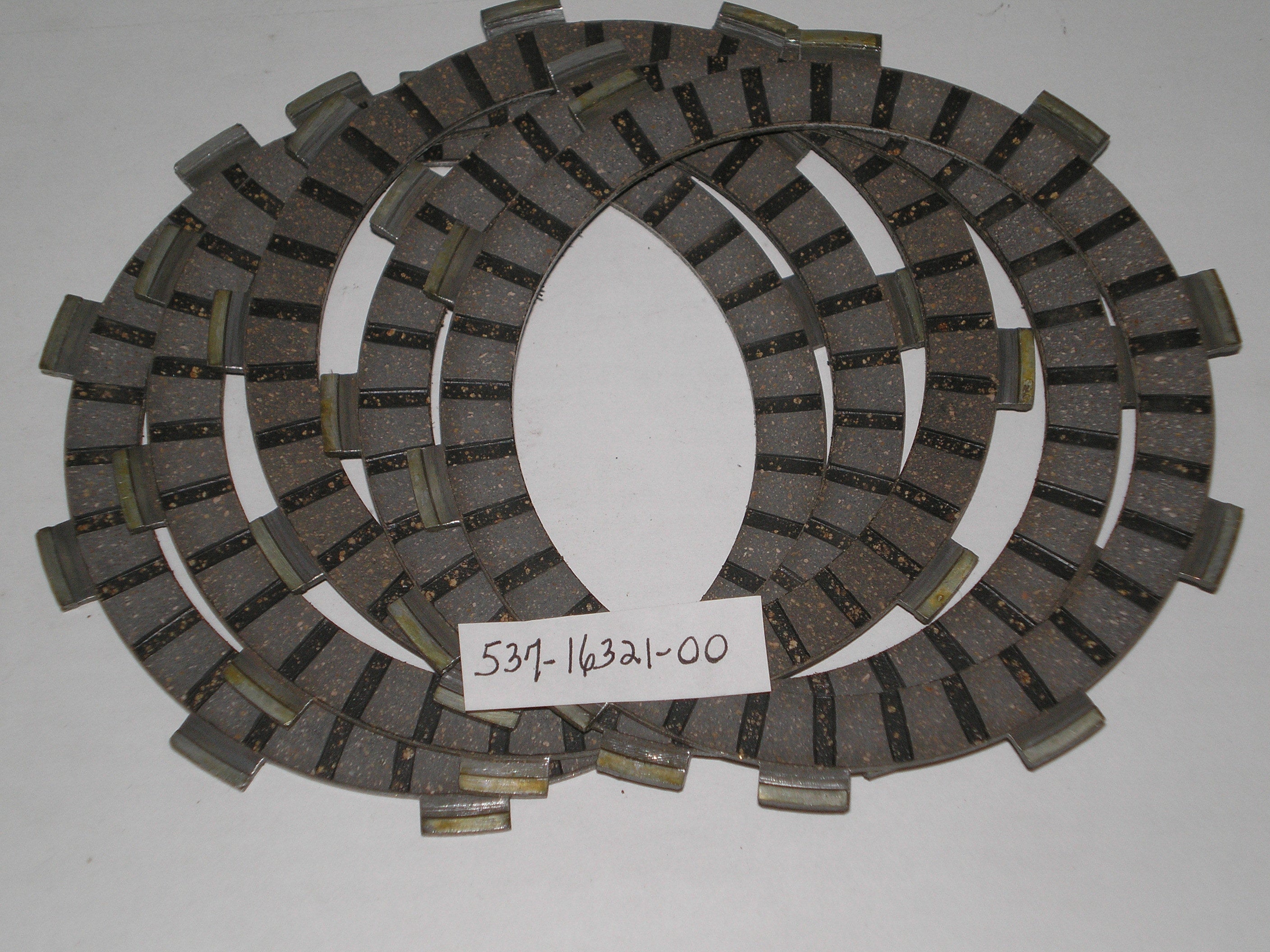 YAMAHA XT125 XT200 XT225 YZ100 YZ125 Clutch Plates Set/5 537-16321-00 ...