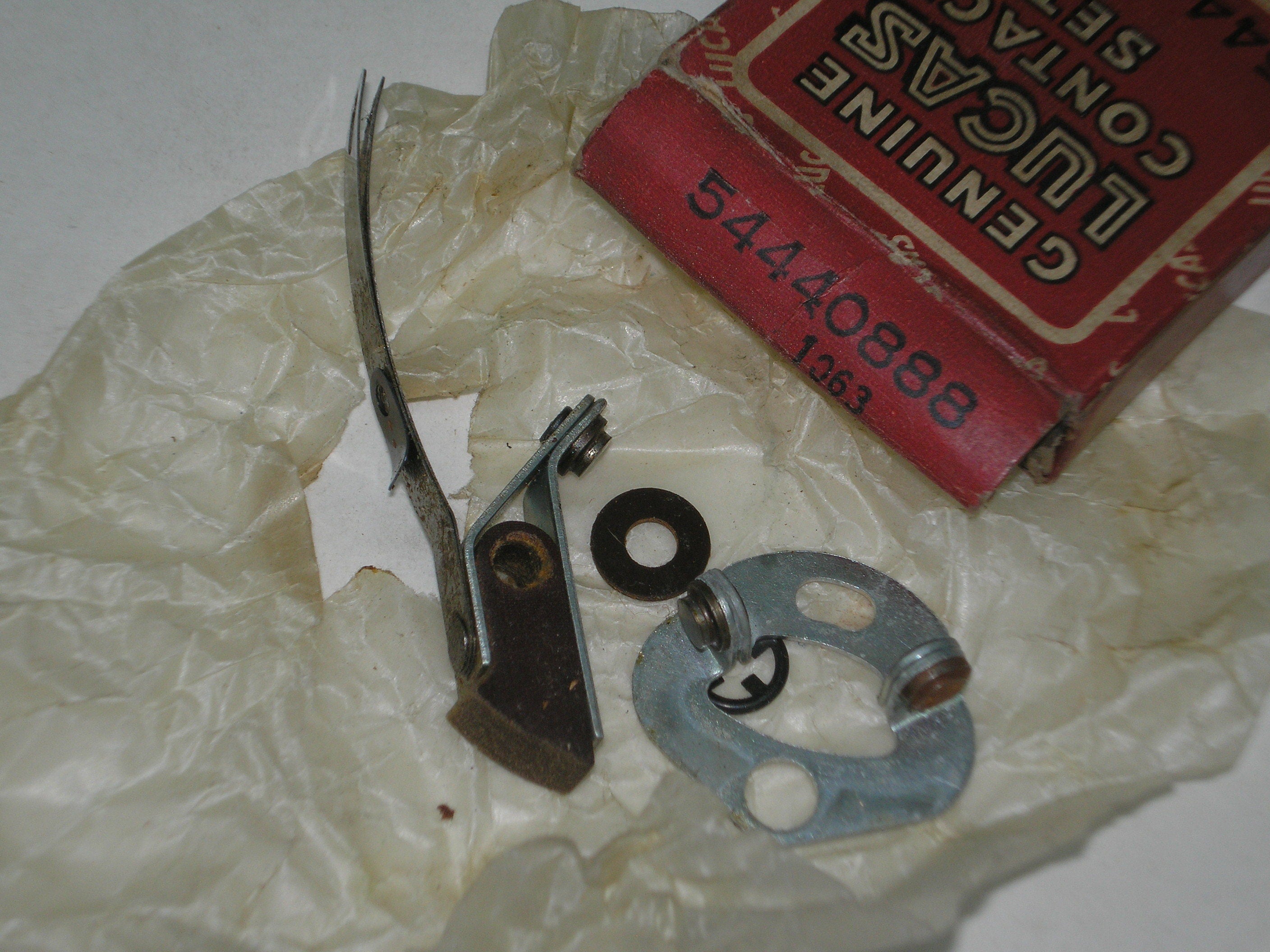 LUCAS K2F K2FC NC1 KNC1 Contact Breaker / Points Set Triumph Norton BS ...