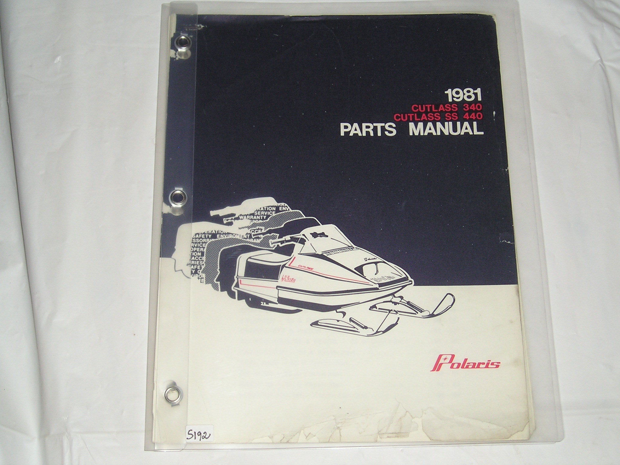 POLARIS Cutlass 340 & Cutlass SS 440 1981 Parts Catalogue 9910726 #S19 ...